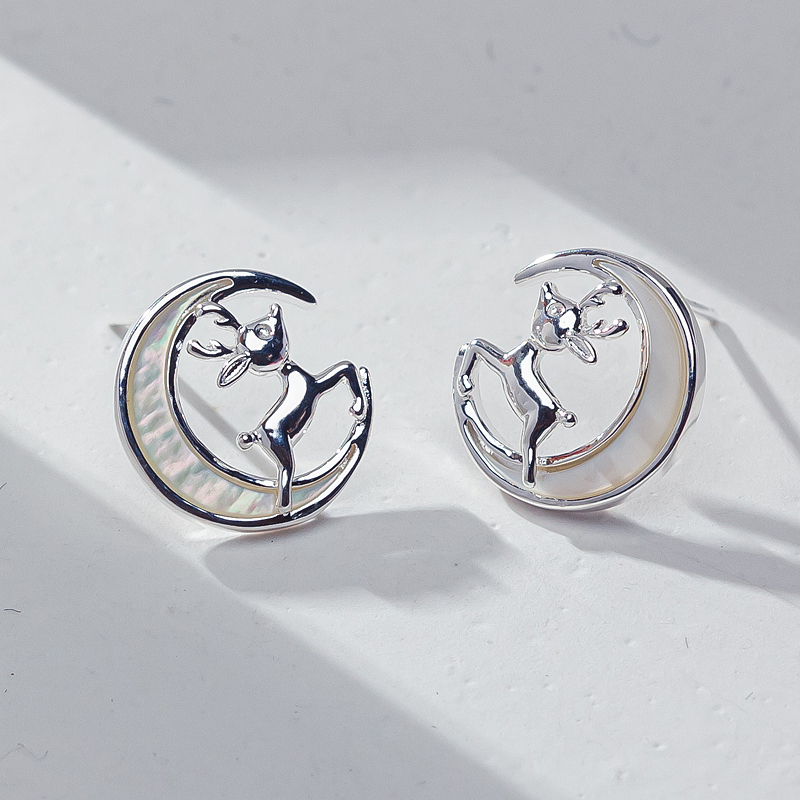 PTLT-夜裡相會 耳環 925純銀|破銅爛鐵飾品店｜台灣原創設計純銀飾品專賣店