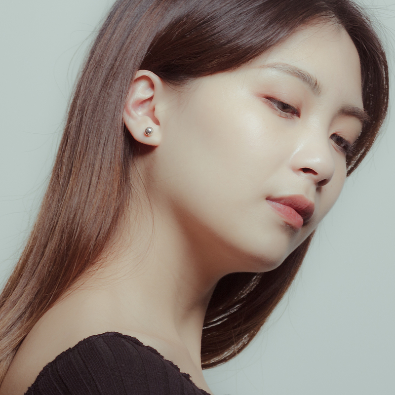 PTLT-圓珠珠 L 耳環 925純銀|破銅爛鐵飾品店｜台灣原創設計純銀飾品專賣店